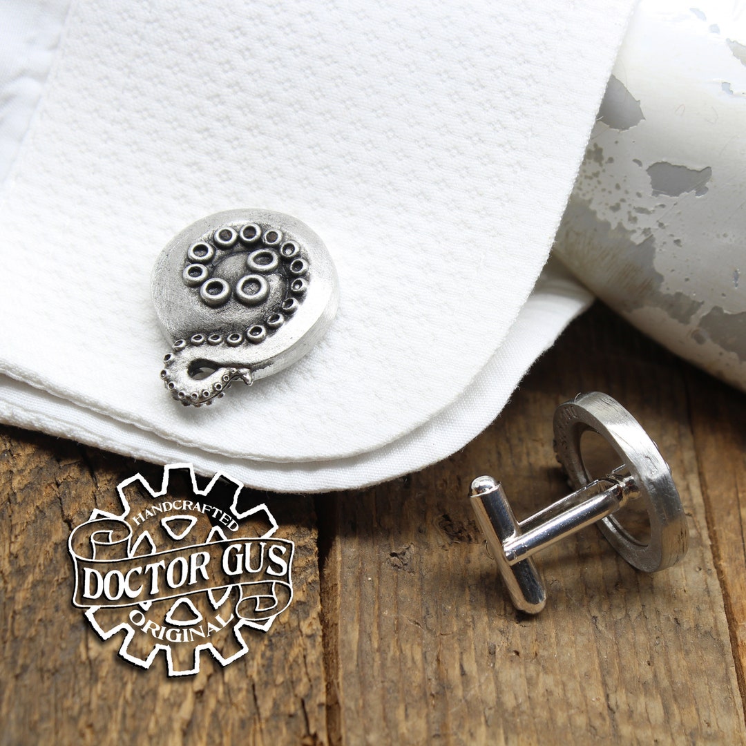 Tentacle Cuff Links - Cthulhu Cephalopod Accessories by Doctor Gus ...