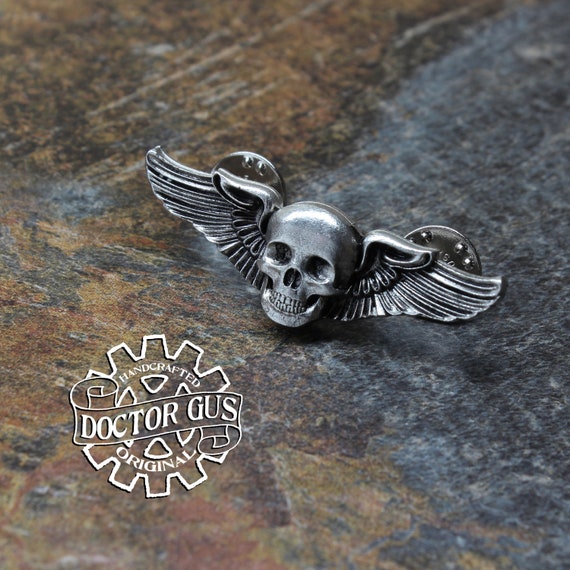 Airship Pilot Wings Skull Wings 2 Inch Steampunk Pilot - Etsy
