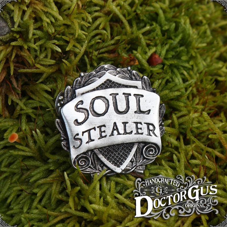 Soul Stealer Badge RPG Character Class Status Pin - Etsy