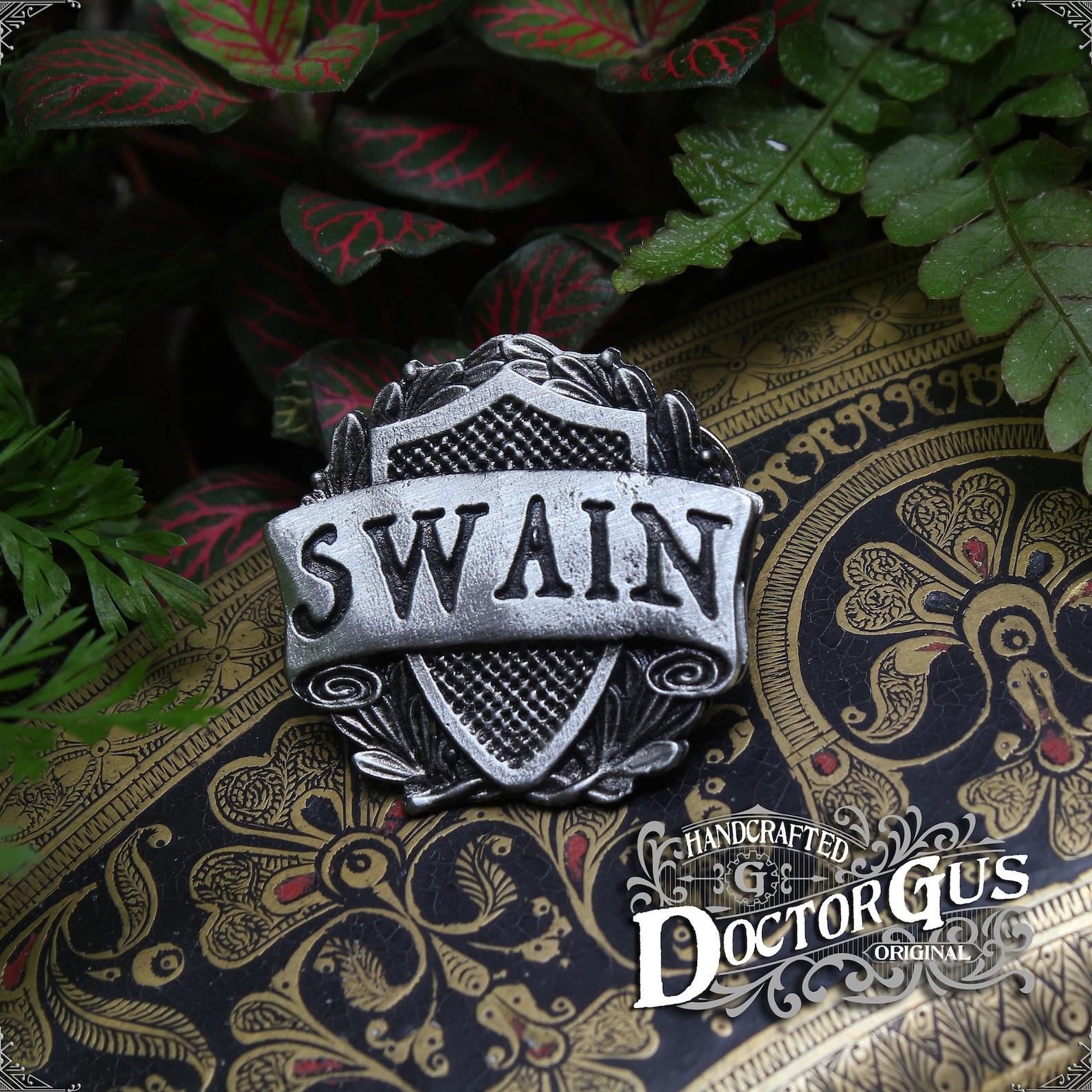 Swain Class Badge - RPG Character Class Pin - Handcrafted Pewter ...