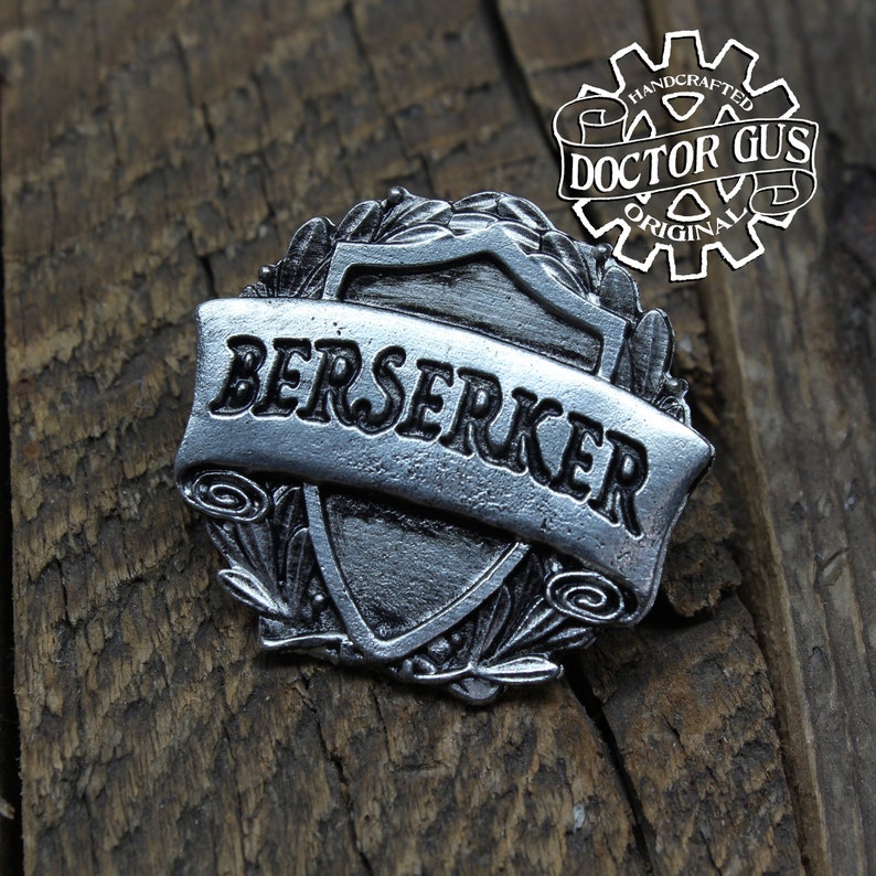 Berserker Class Badge RPG Character Class Pin Handcrafted - Etsy