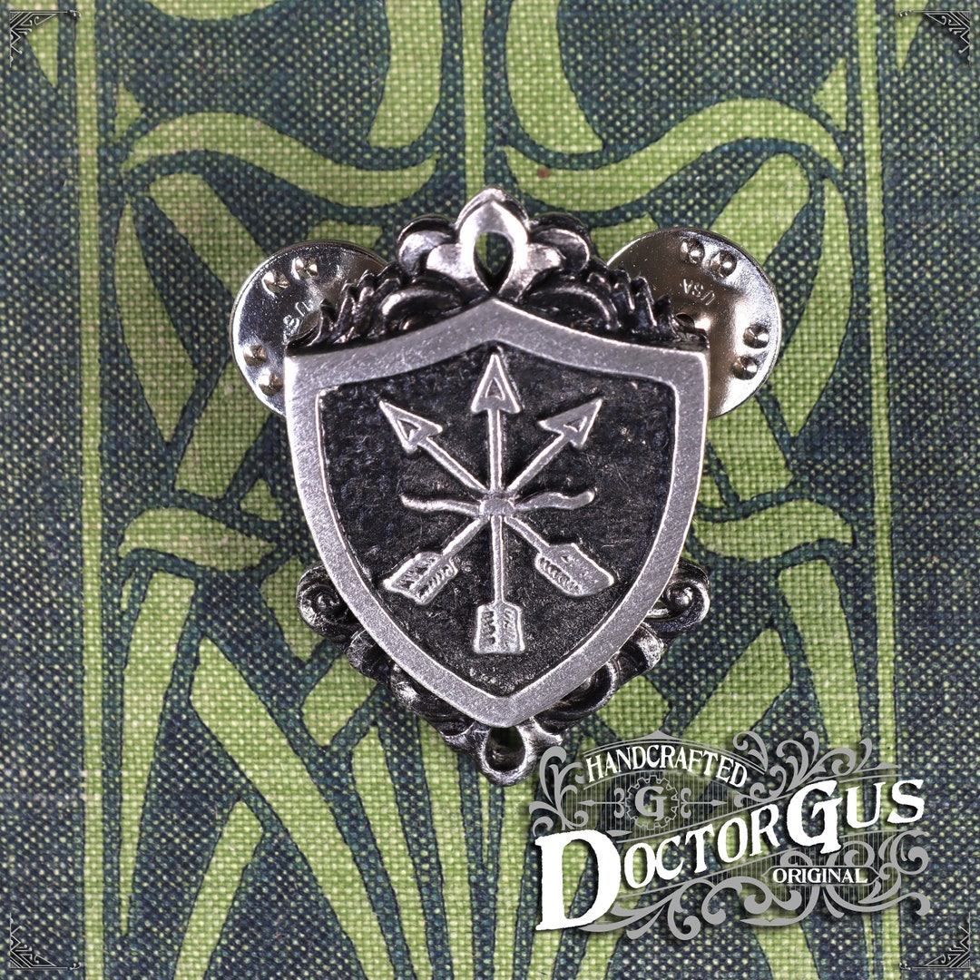 Archery Skill Badge - LARP Cosplay Pin - Handcrafted Pewter Accessories ...