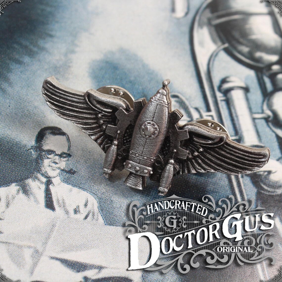 Rocketship Pilot Wings Rocket Crew Wings 2 Inch - Etsy