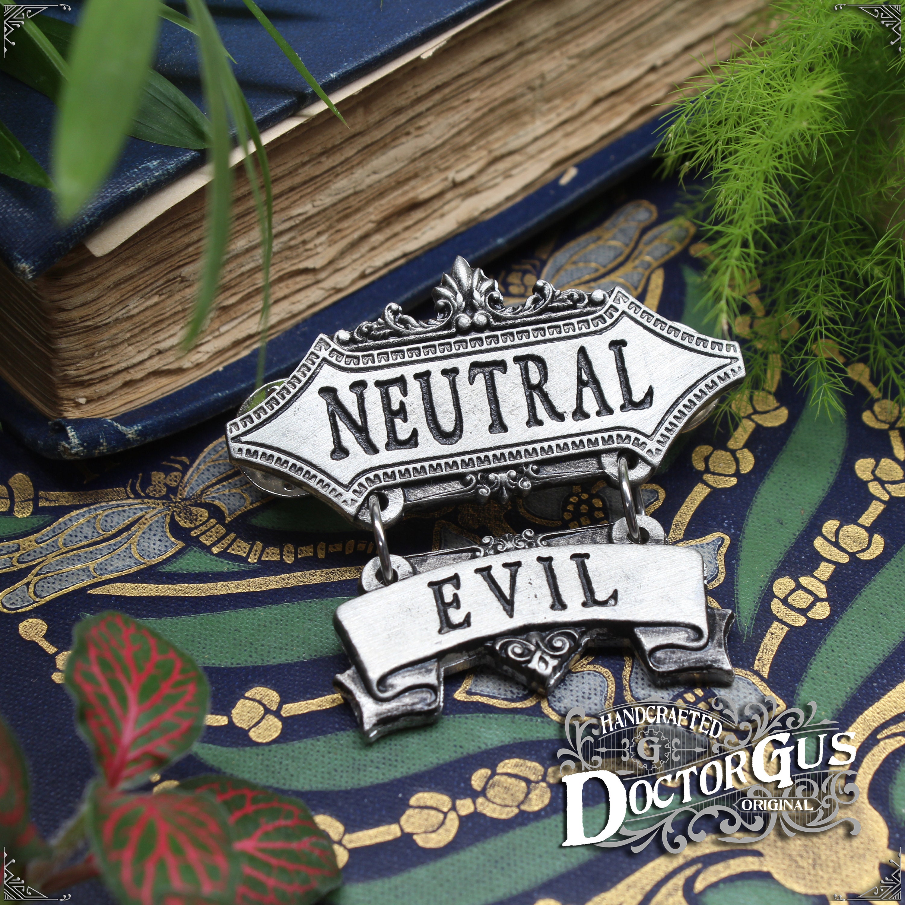 Evil Alignment Badge --- Lawful, Neutral, or Chaotic Alignment Pin ...