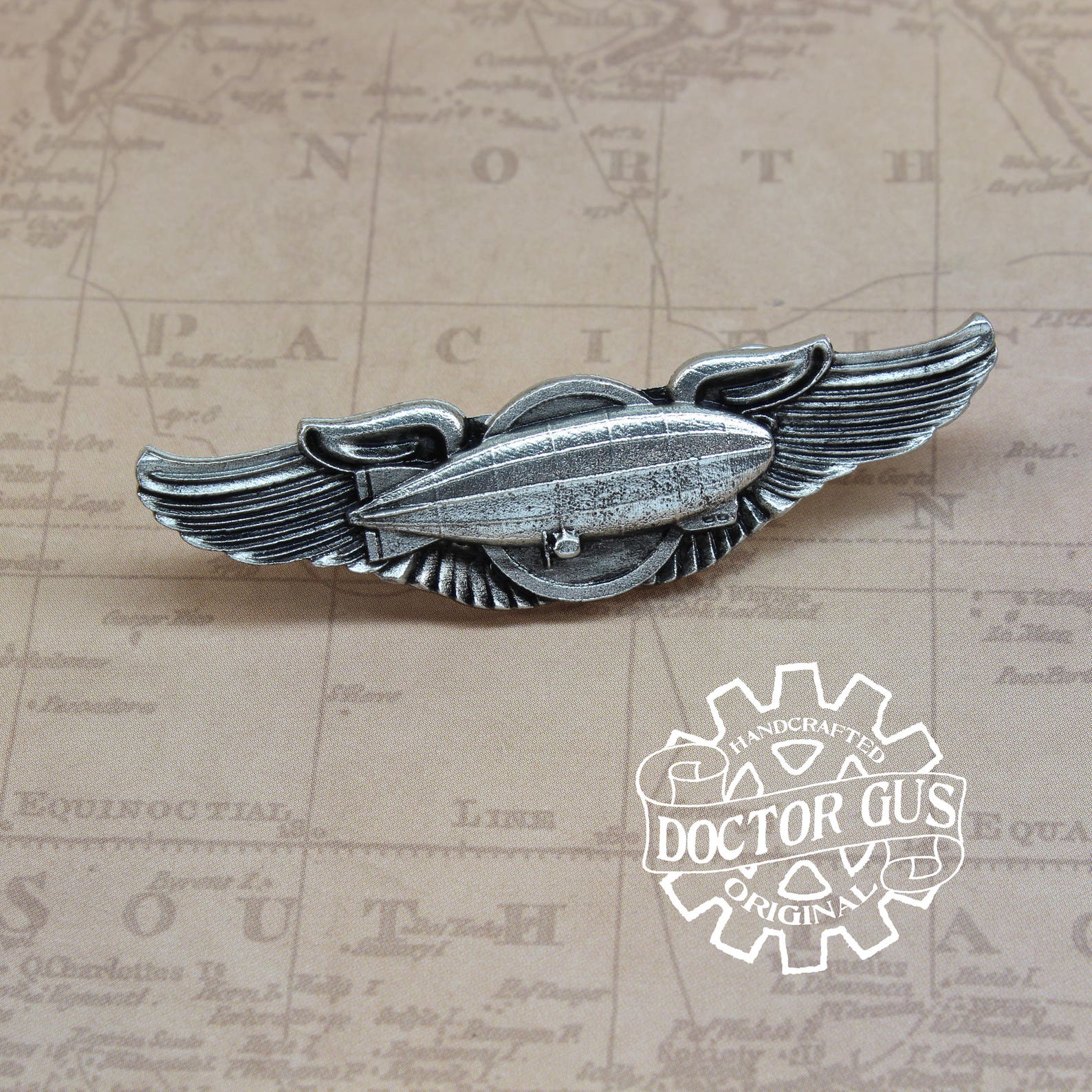 Airship Pilot Wings Zeppelin Crew Wings Large Steampunk | Etsy