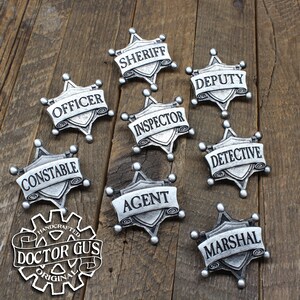 Inspector Badge - Cosplay Pin - Handcrafted Pewter Accessories by ...