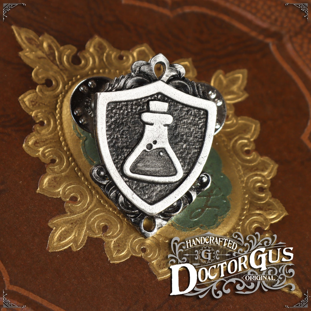 Potion Skill Badge LARP Cosplay Pin Handcrafted Pewter Accessories by ...