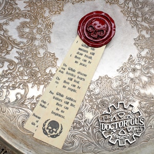 Purity Seal Handcrafted by Doctor Gus Steampunk Military Insignia ...