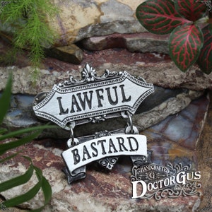 Bastard Alignment Badge Lawful, Neutral, or Chaotic Alignment Pin ...