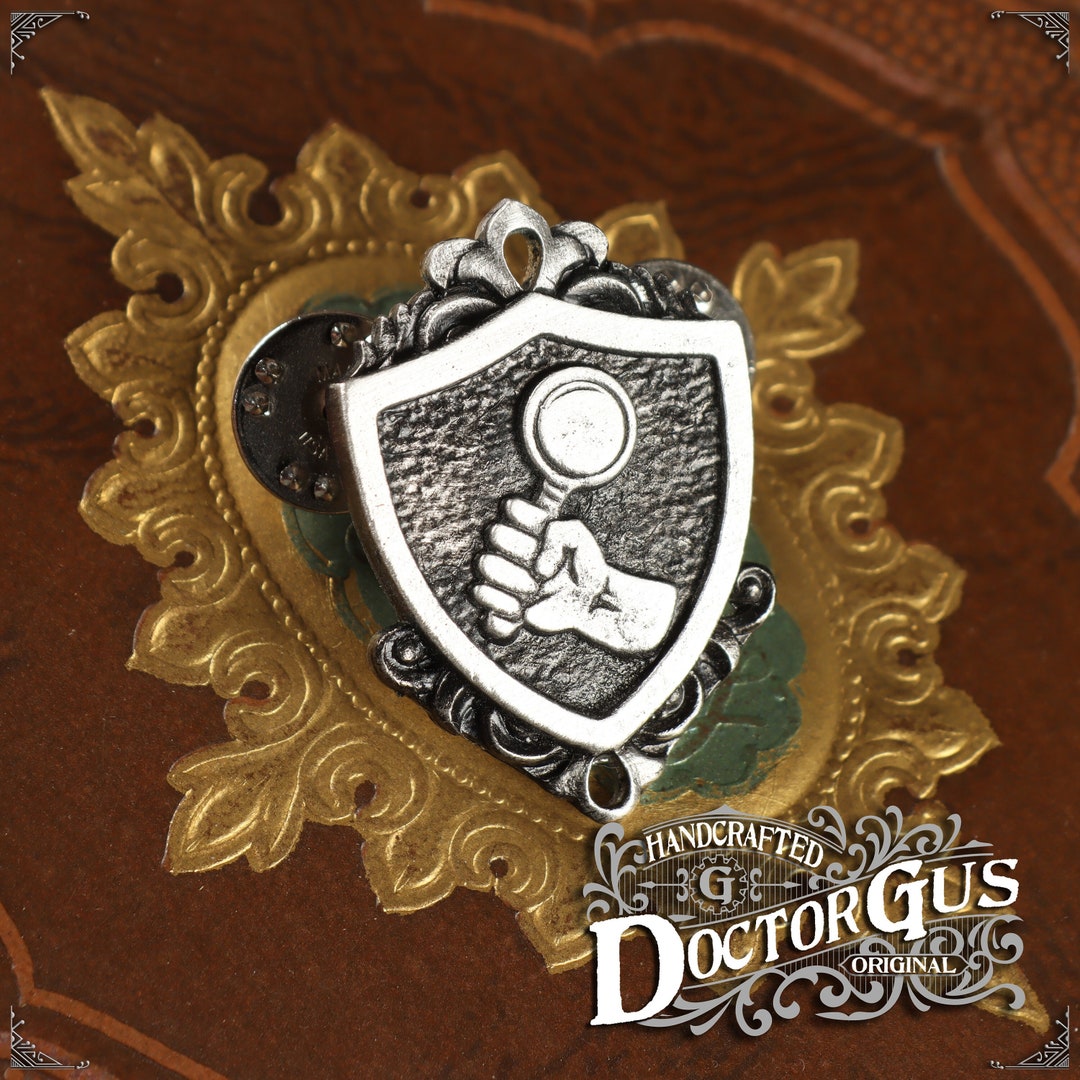 Investigator Skill Badge - LARP Cosplay Pin - Handcrafted Pewter ...