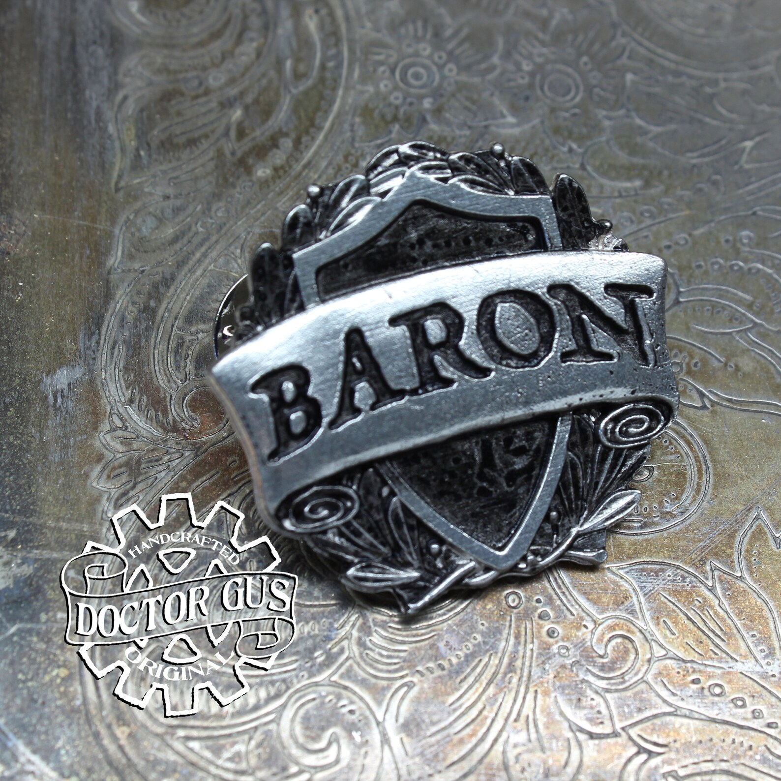 Baron Class Badge - RPG Character Class Pin - Handcrafted Pewter ...