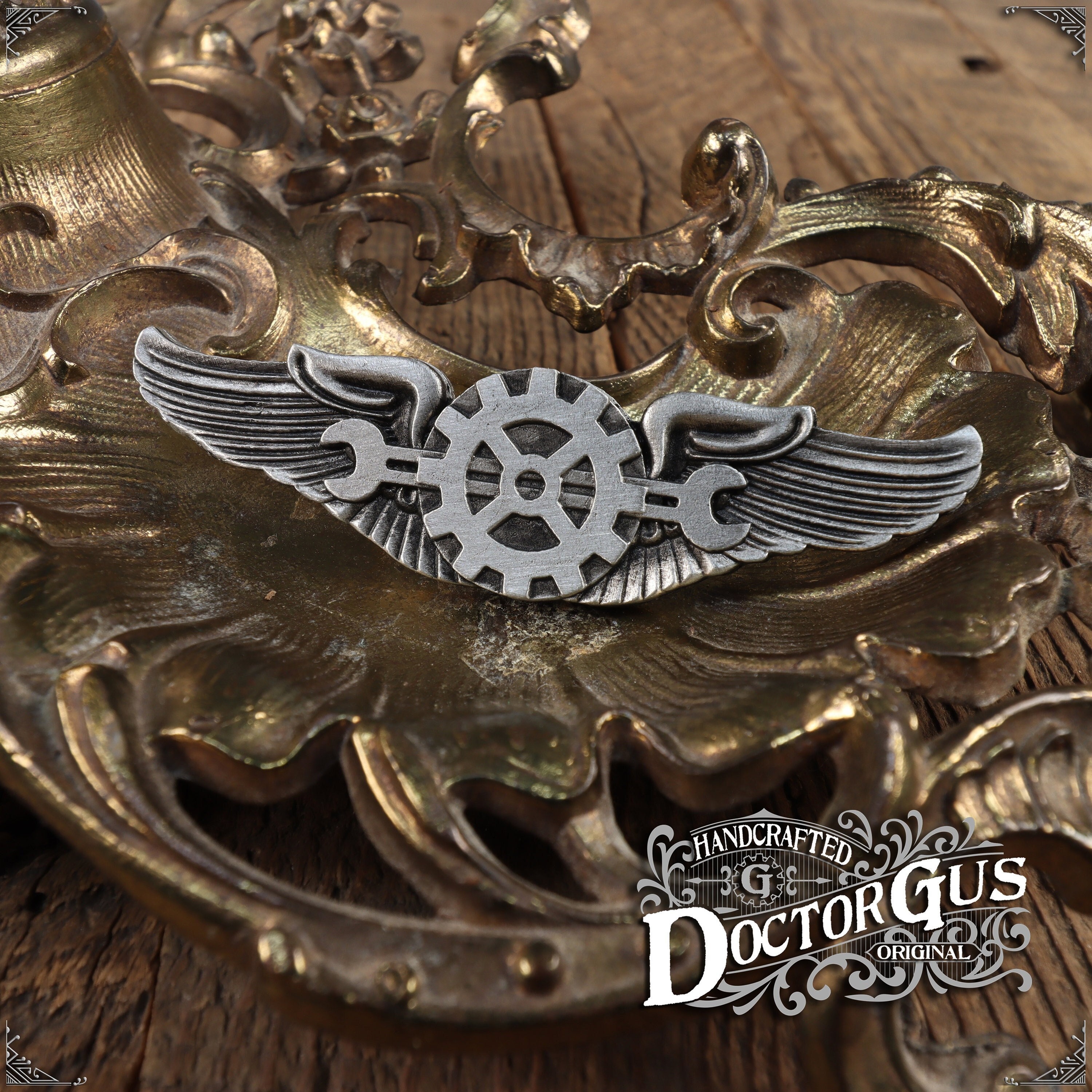 Airship Pilot Wings - Airship Engineer Wings - Large - Airship Mechanic ...