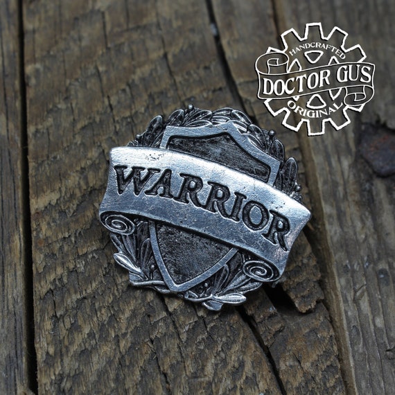 Warrior Class Badge RPG Character Class Pin Handcrafted - Etsy