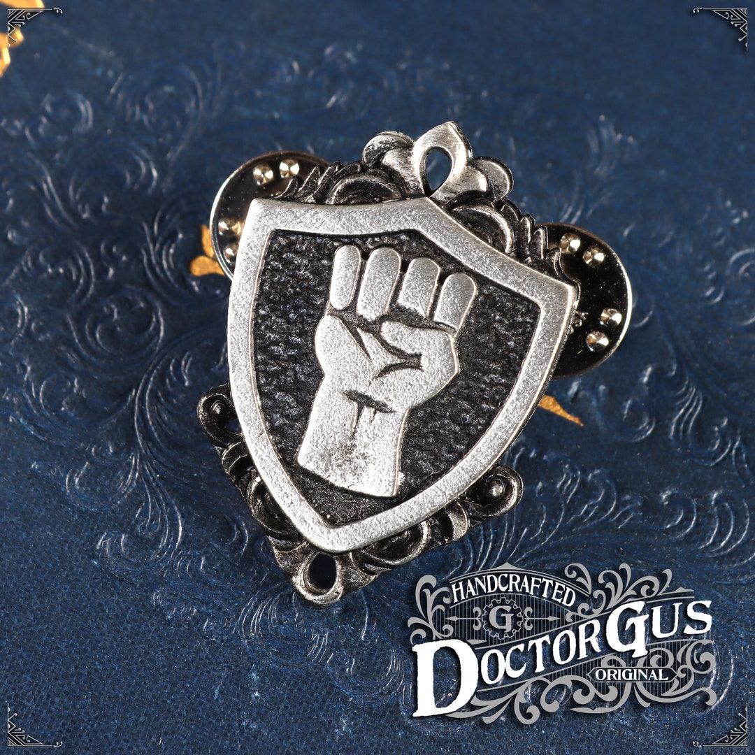 Fist Skill Badge - LARP Cosplay Pin - Handcrafted Pewter Accessories by ...