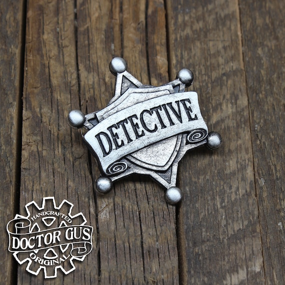 Insignia De Detective Especial Insignia De Metal Personalizada De