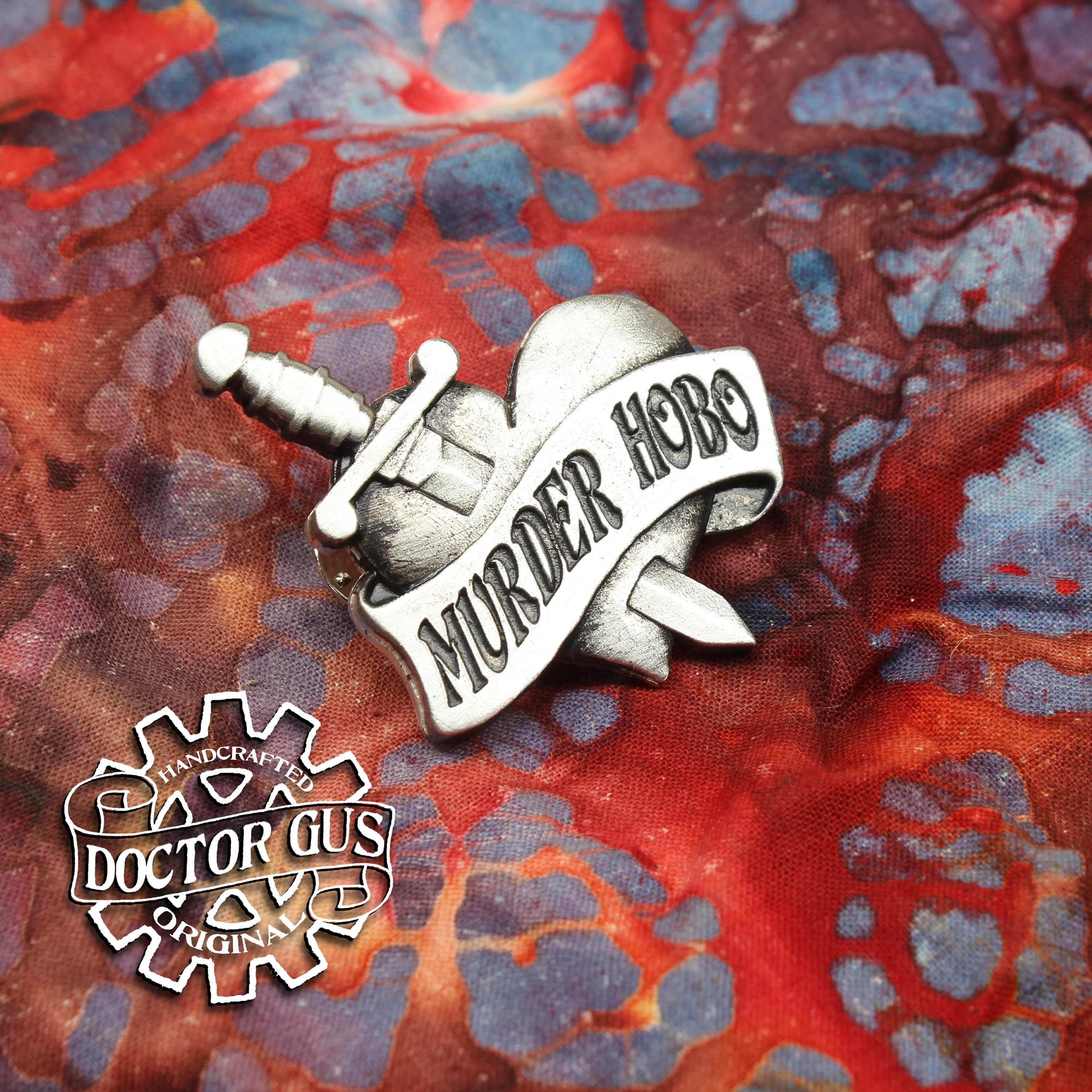 Murder Hobo Badge - Pewter Pin - Handcrafted Accessories by Doctor Gus ...