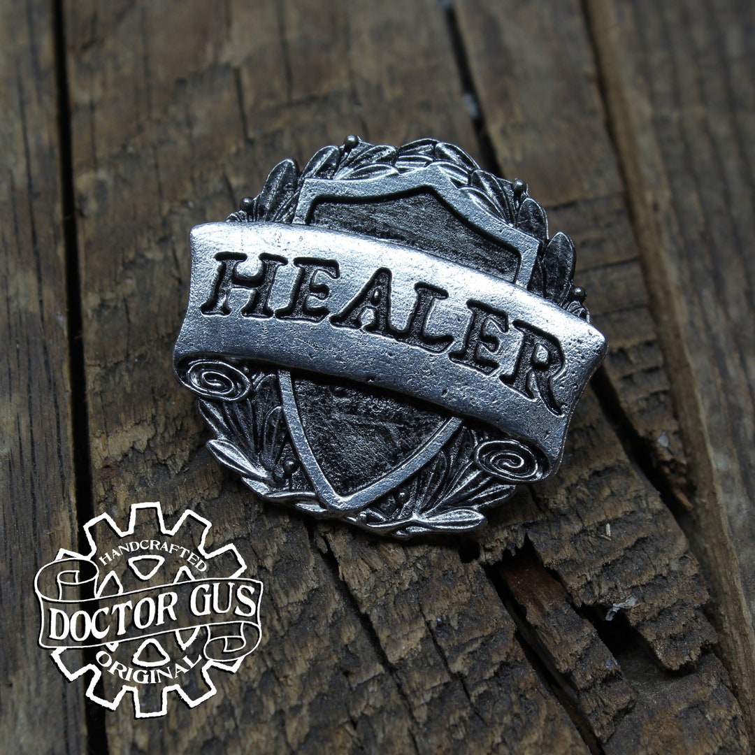 Healer Class Badge RPG Character Class Pin Handcrafted Pewter ...