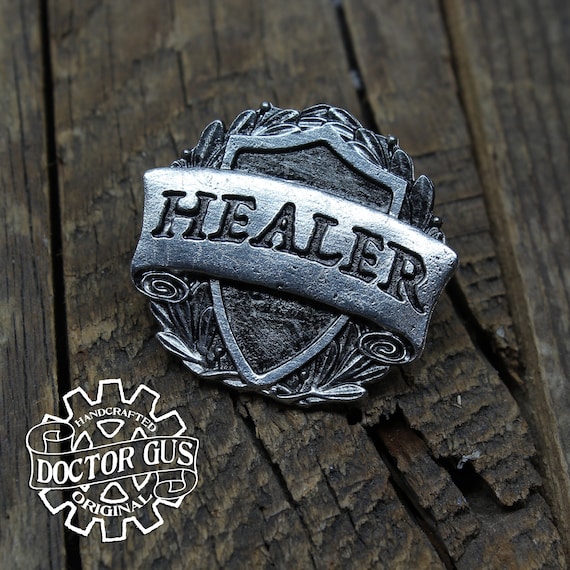 Healer Class Badge RPG Character Class Pin Handcrafted | Etsy