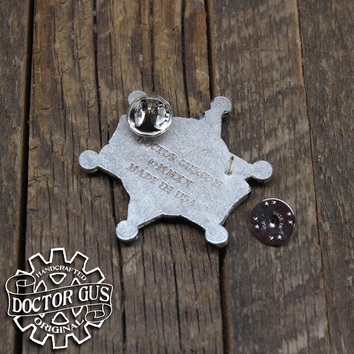 Sheriff Badge Cosplay Pin Handcrafted Pewter Accessories - Etsy