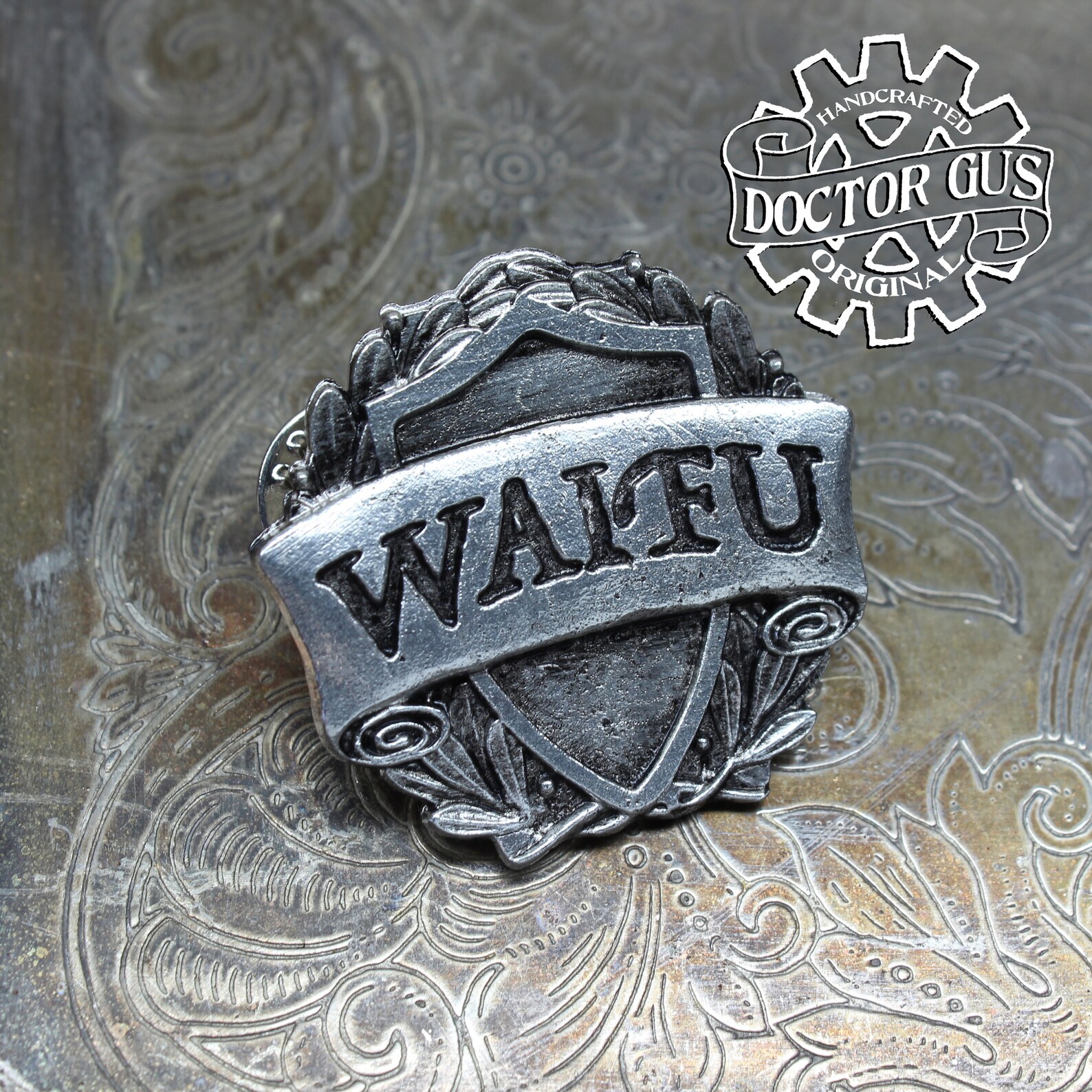 Waifu Class Badge - RPG Character Class Pin - Handcrafted Pewter ...