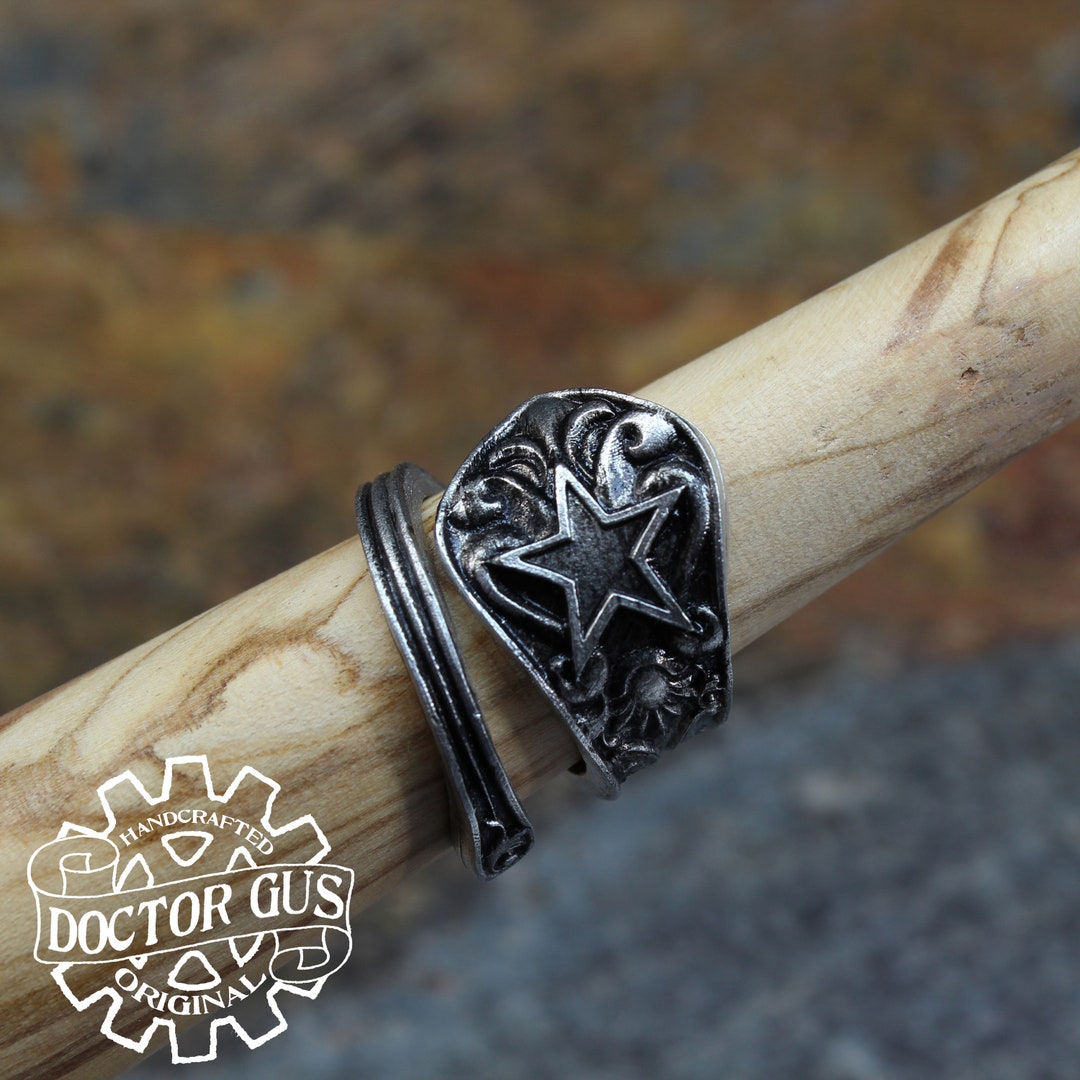 Star Ring - Adjustable - Wrap Style - Handcrafted by Doctor Gus ...