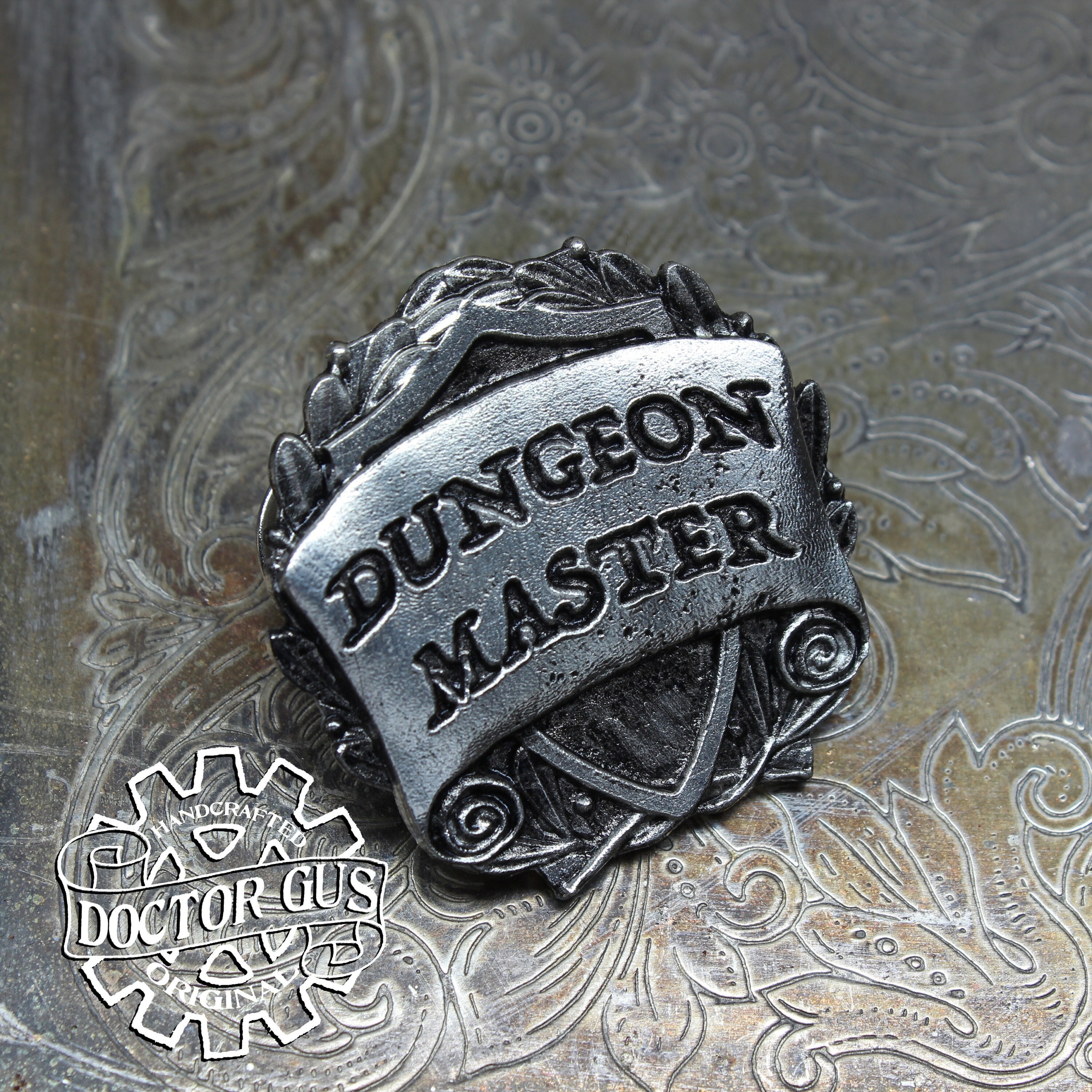 Dungeon Master Badge Gaming DM Character Class Pin - Etsy