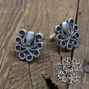 Octopus Cuff Links - Tentacle Cephalopod Accessories by Doctor Gus ...
