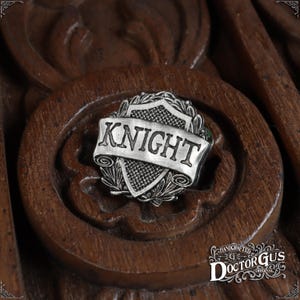 Knight Class Badge - RPG Character Class Pin - Handcrafted Pewter ...