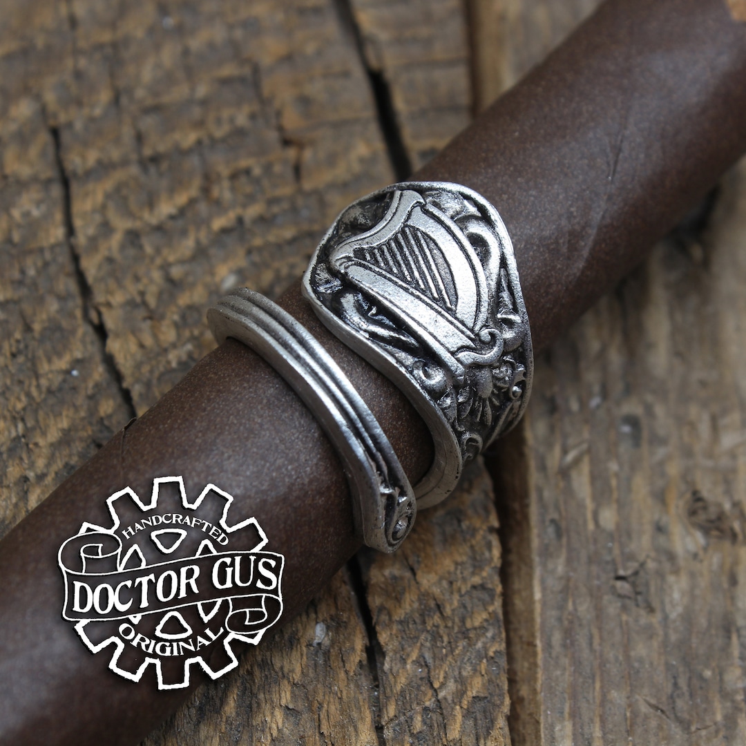 Harp Ring - Adjustable - Wrap Style - Handcrafted by Doctor Gus ...