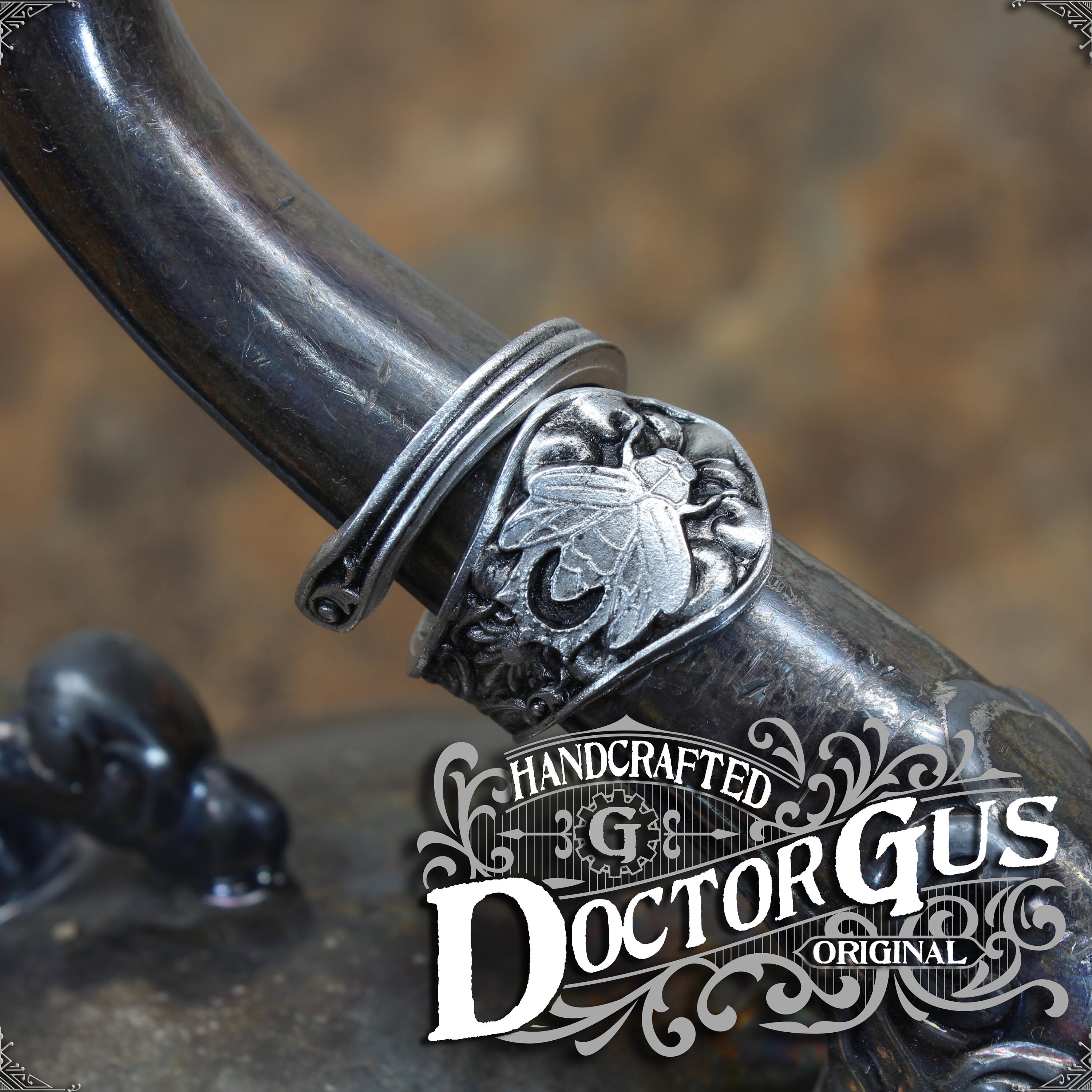 Firefly Ring Adjustable Wrap Style Handcrafted Pewter by | Etsy