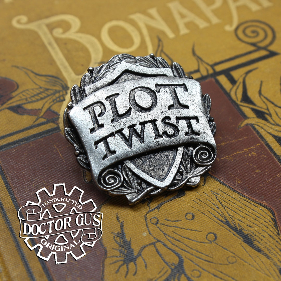 Plot Twist Badge RPG Character Class Pin Handcrafted Pewter Accessories ...