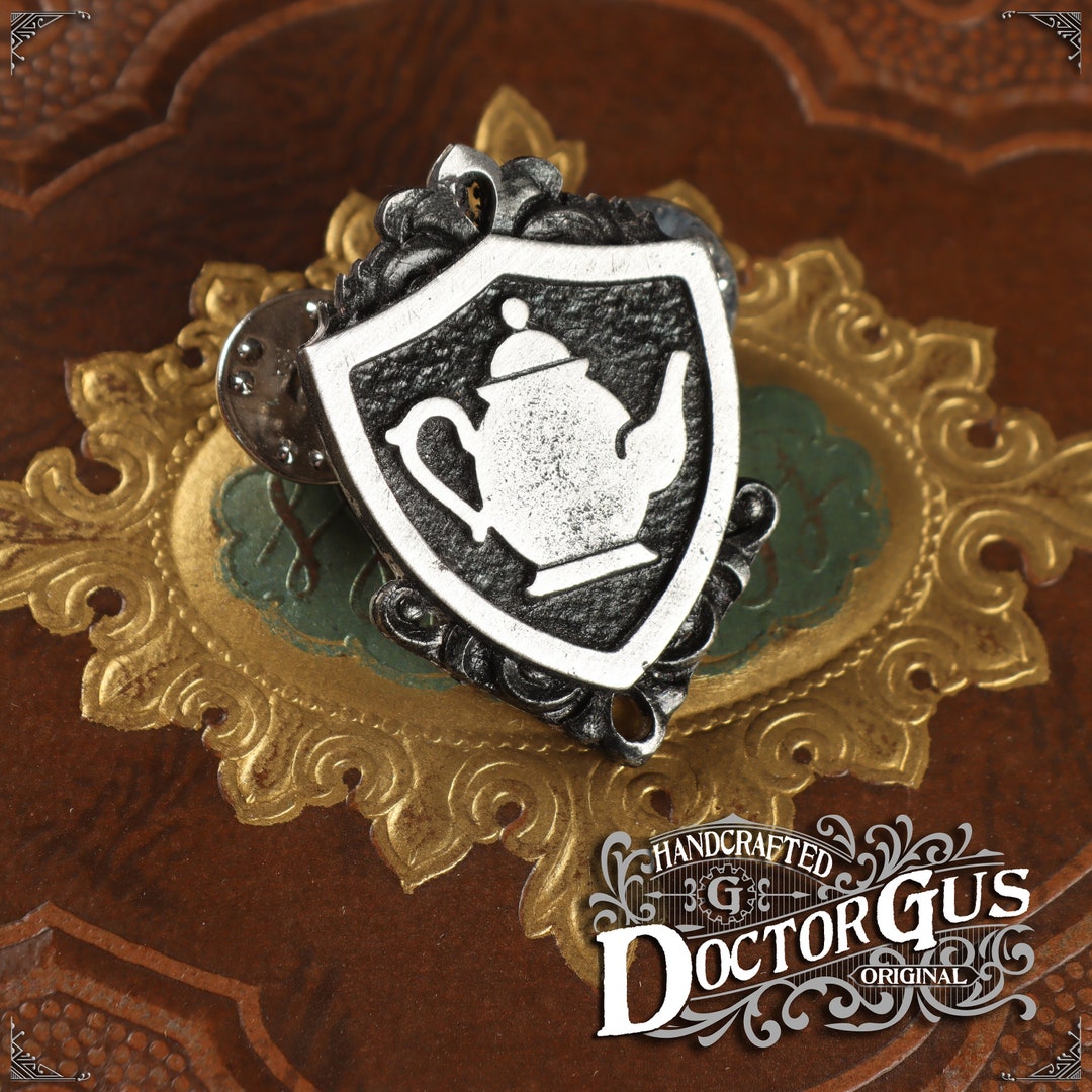 Teapot Skill Badge - LARP Cosplay Pin - Handcrafted Pewter Accessories ...