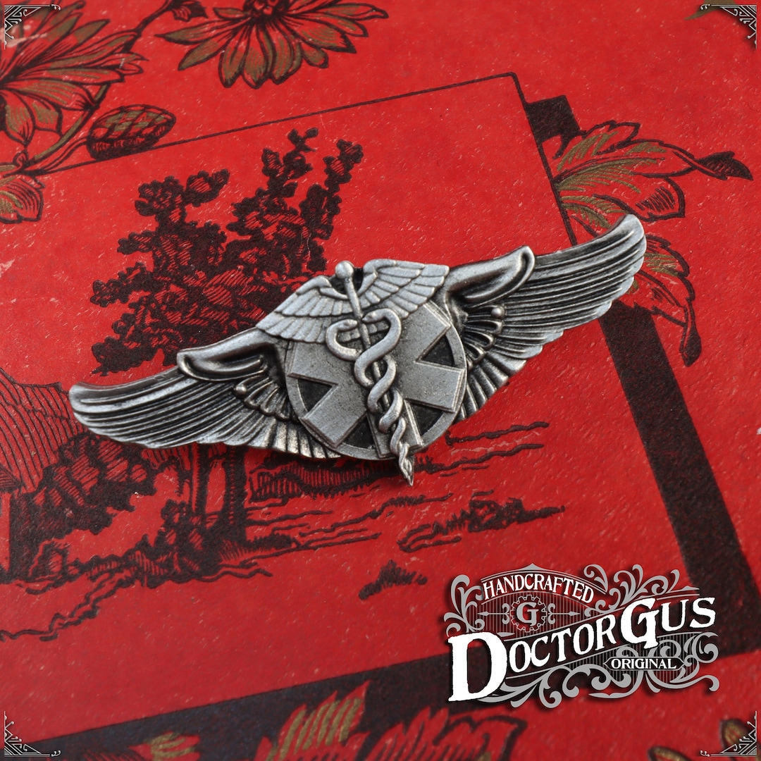 Medic Pilot Wings - 3 Inches Wide - Life Flight Crew Wings - Steampunk ...