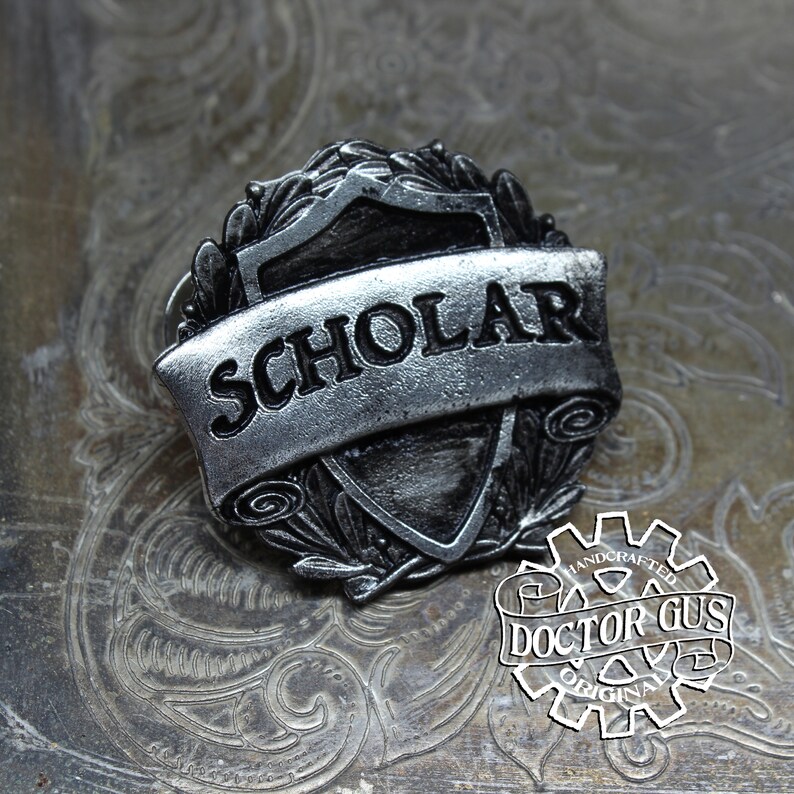 Scholar Class Badge RPG Character Class Pin Handcrafted | Etsy