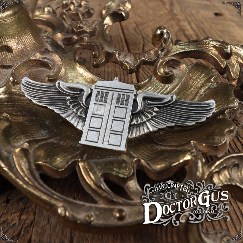 Pilot Wings - Time Lord Wings - Large - Steampunk Pilot Wings - Doctor ...