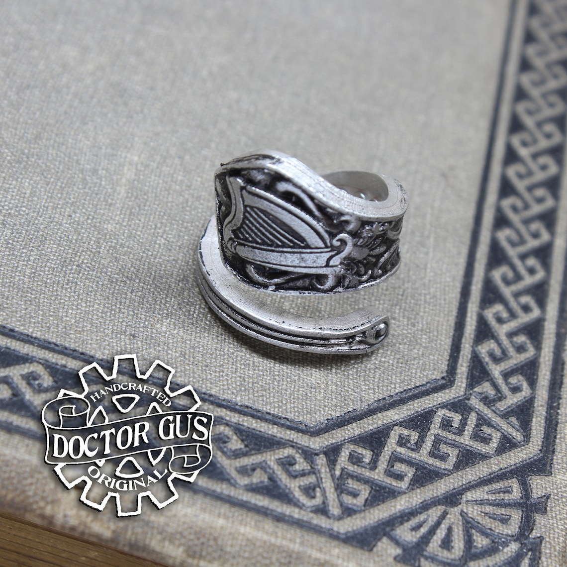 Harp Ring Adjustable Wrap Style Handcrafted by Doctor - Etsy