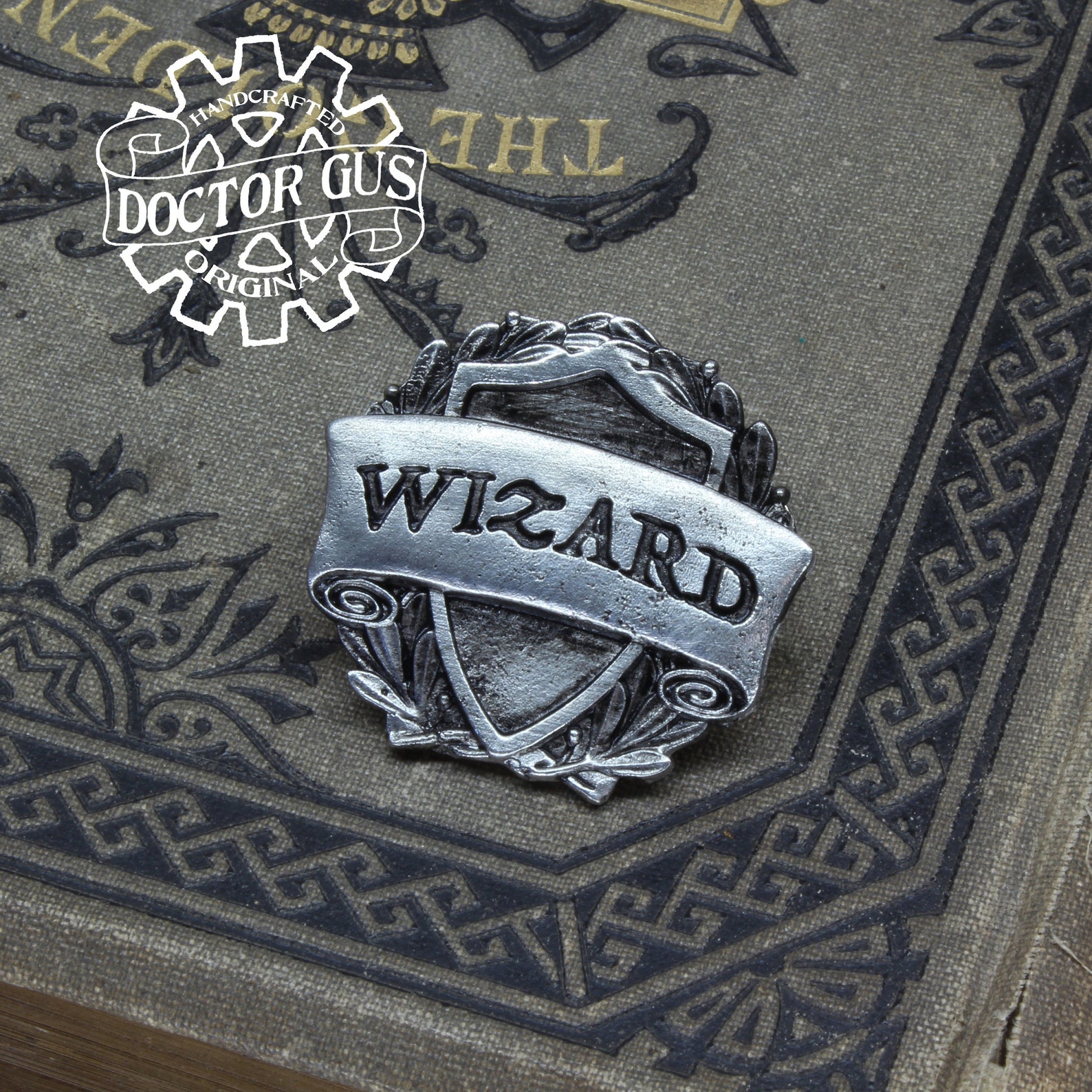 Wizard Class Badge RPG Character Class Pin Handcrafted - Etsy