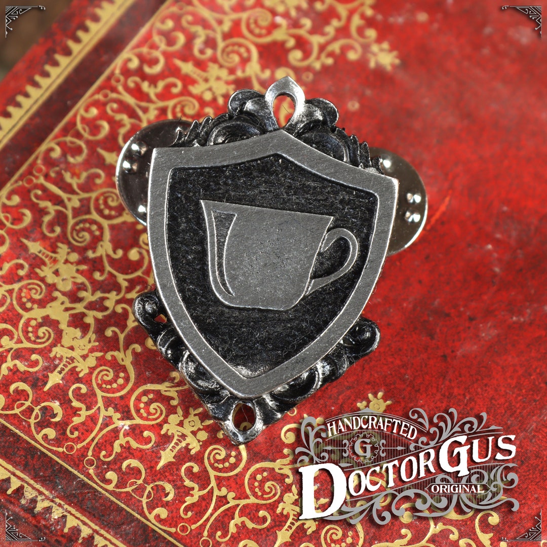 Teacup Skill Badge - LARP Cosplay Pin - Handcrafted Pewter Accessories ...