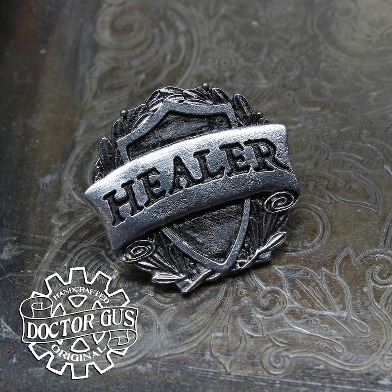 Healer Class Badge RPG Character Class Pin Handcrafted | Etsy