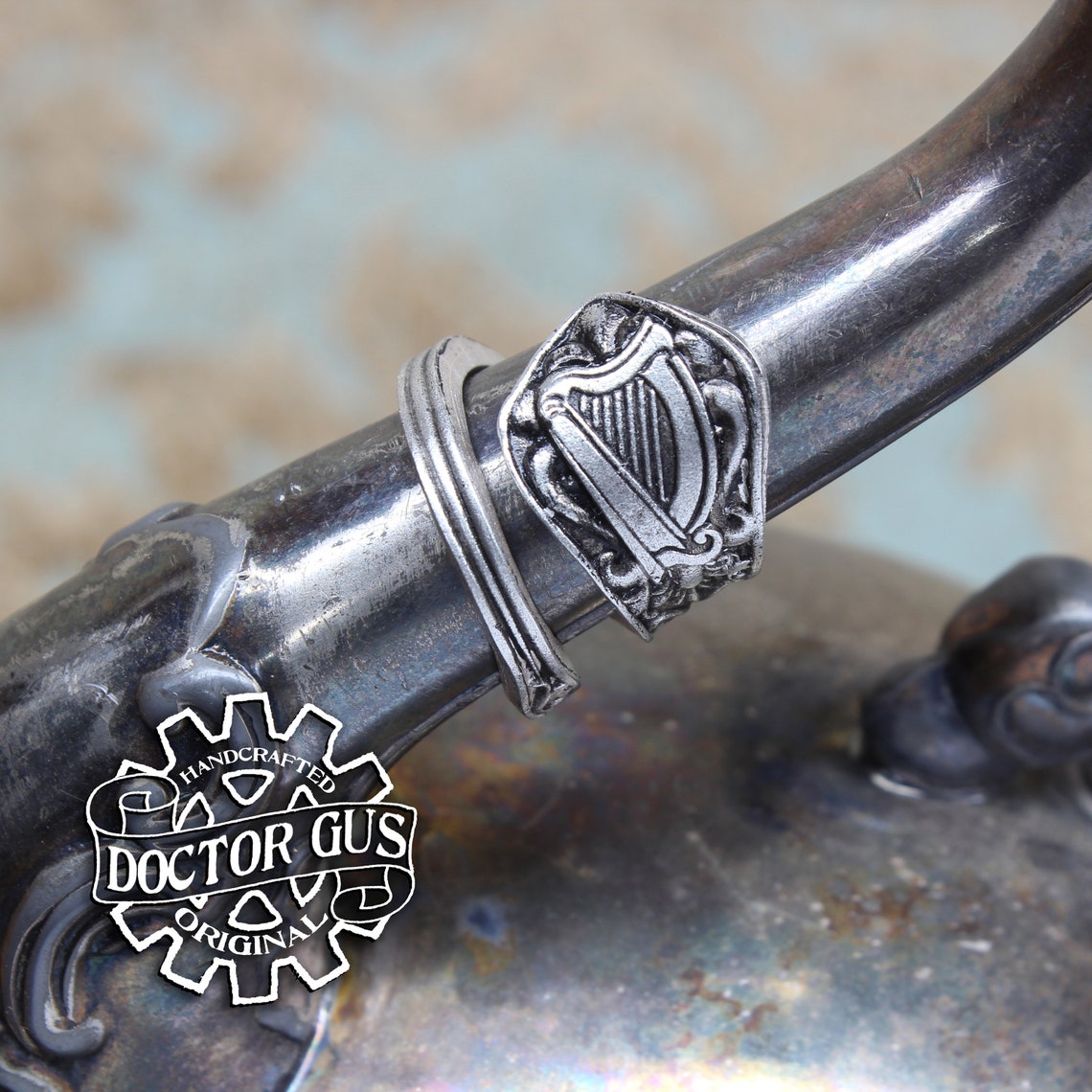 Harp Ring Adjustable Wrap Style Handcrafted by Doctor - Etsy