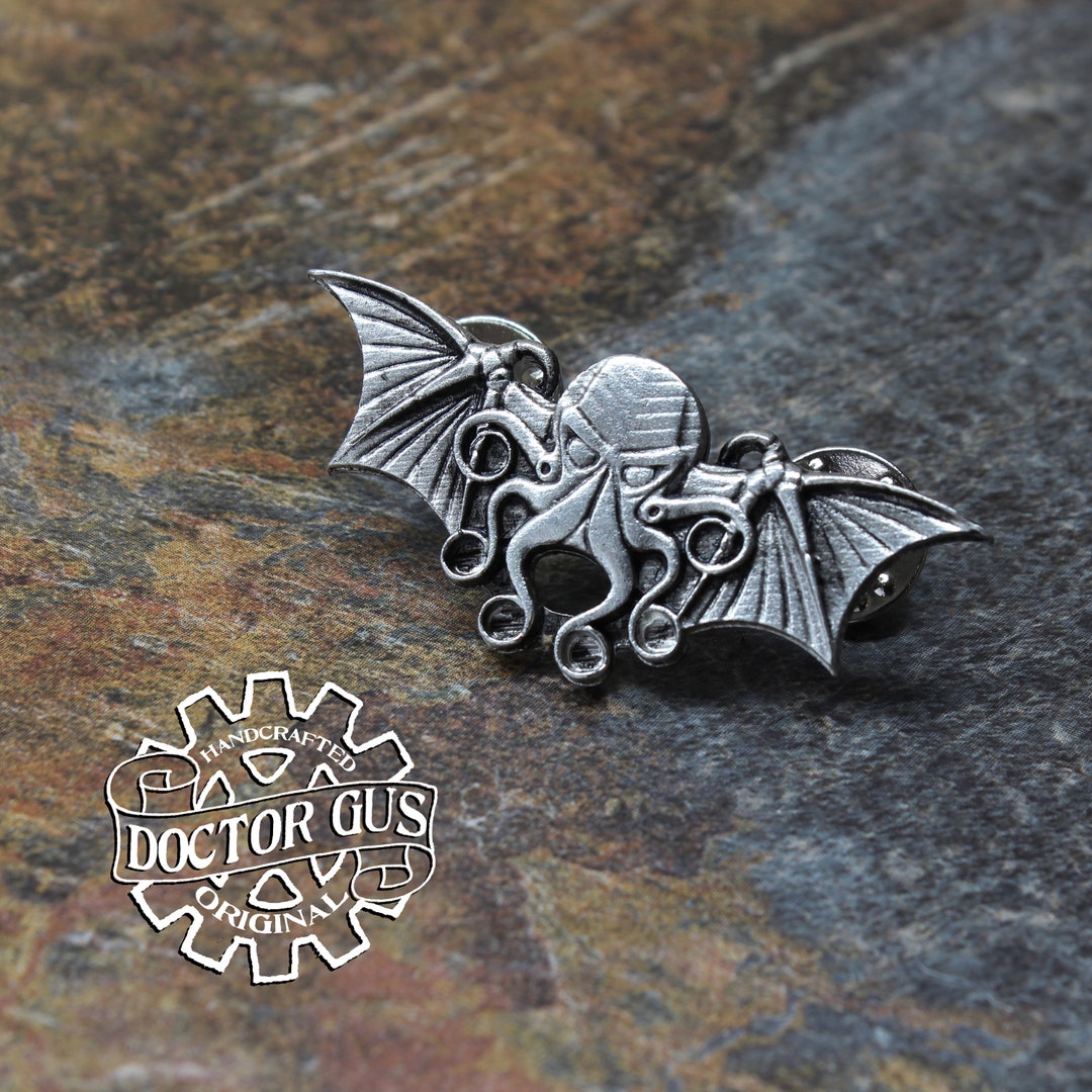 Cthulhu Pilot Wings - Hydra Pilot Wings - 2 Inch - Steampunk Pilot ...