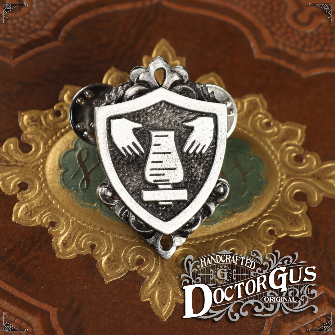 Pottery Skill Badge - LARP Cosplay Pin - Handcrafted Pewter Accessories ...