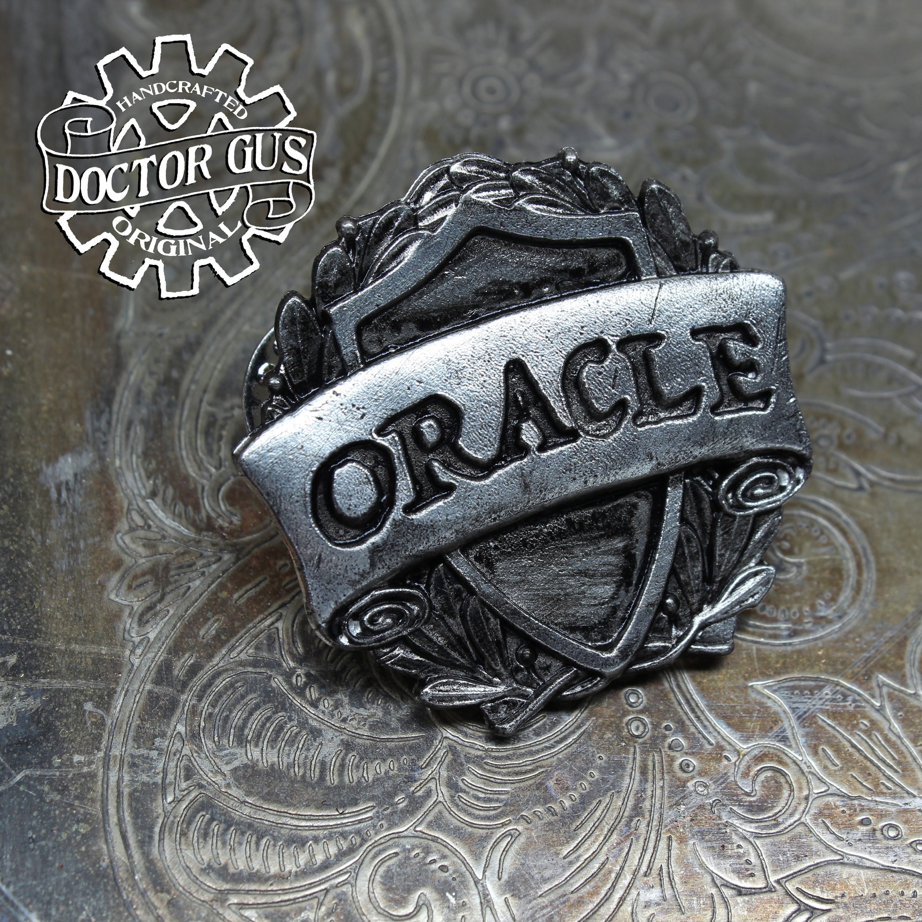 Oracle Class Badge - RPG Character Class Pin - Handcrafted Pewter ...