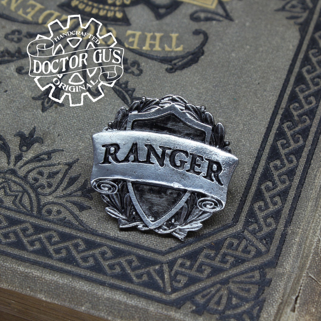 Ranger Class Badge - RPG Character Class Pin - Handcrafted Pewter ...
