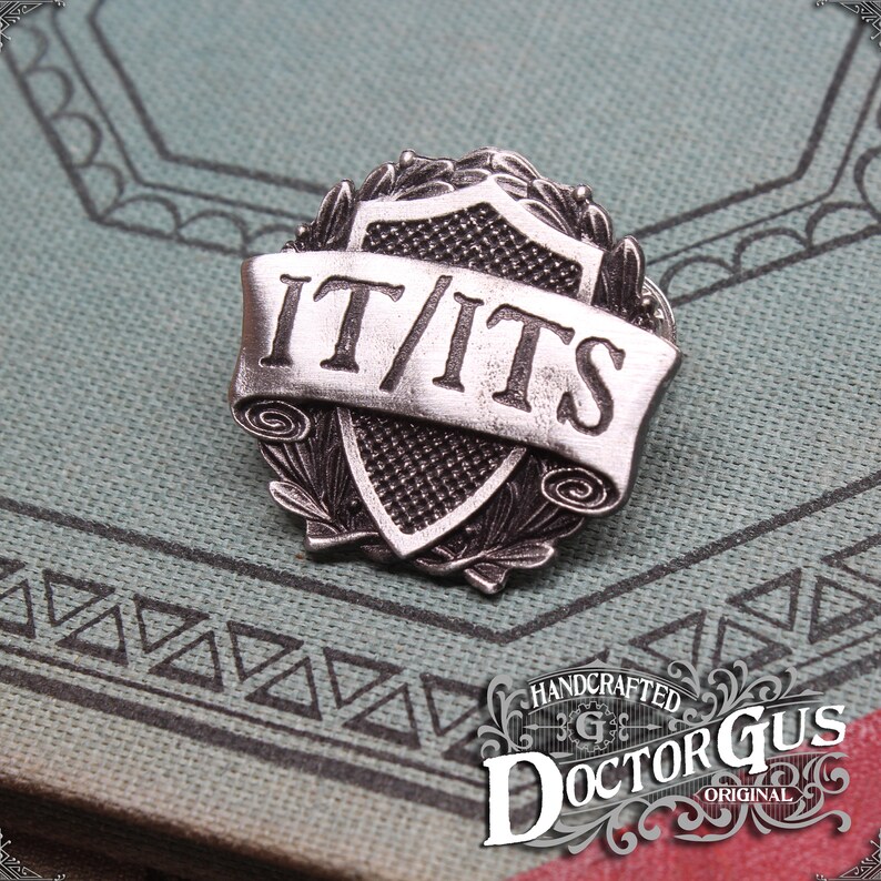 It / Its Pronoun Badge - Pride Pronoun Pin - Handcrafted Pewter ...