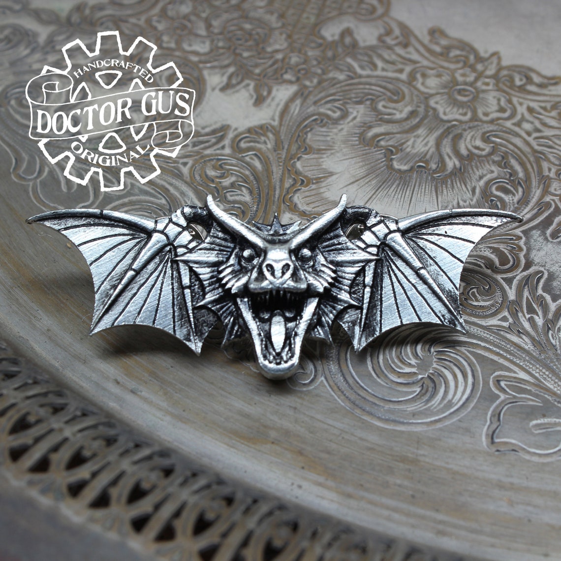 Dragon Pilot Wings Dragon Rider Badge Steampunk Pilot - Etsy