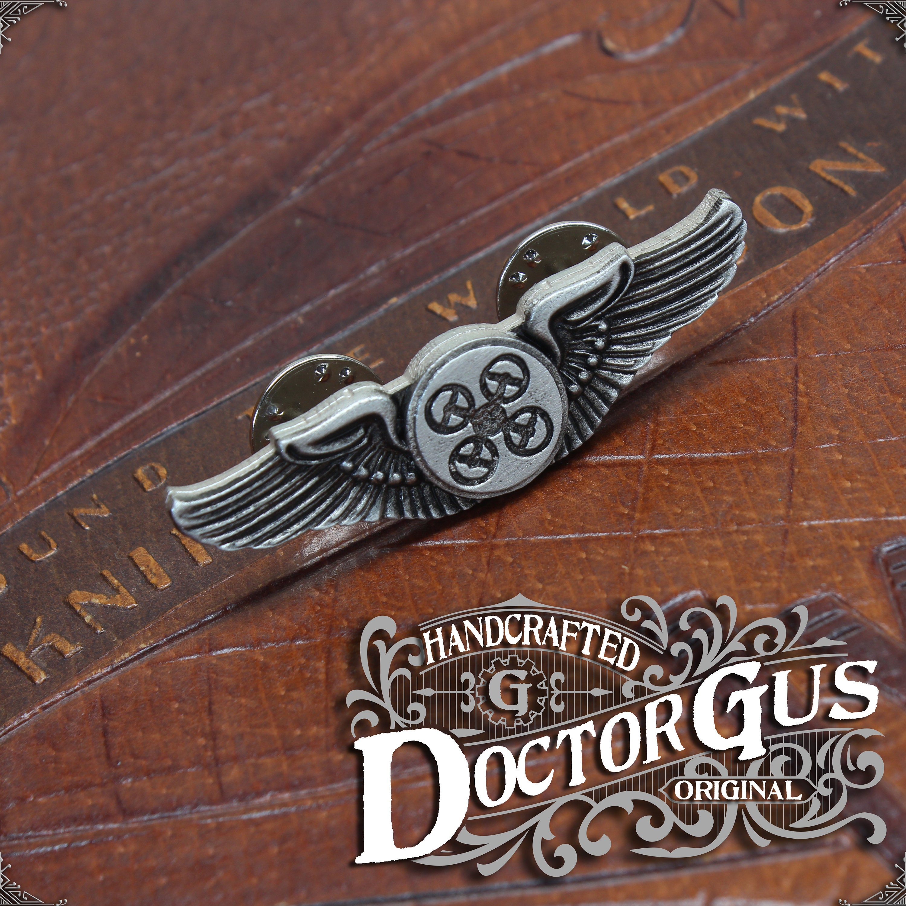 Drone Pilot Wings - UAV Operator Wings - 2 Inches Wide - Multirotor ...