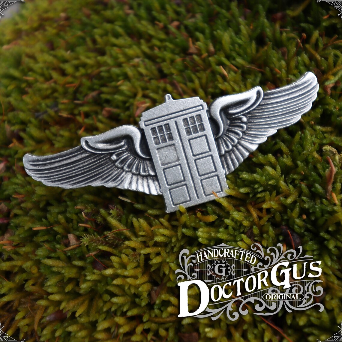 Pilot Wings - Time Lord Wings - Large - Steampunk Pilot Wings - Doctor ...