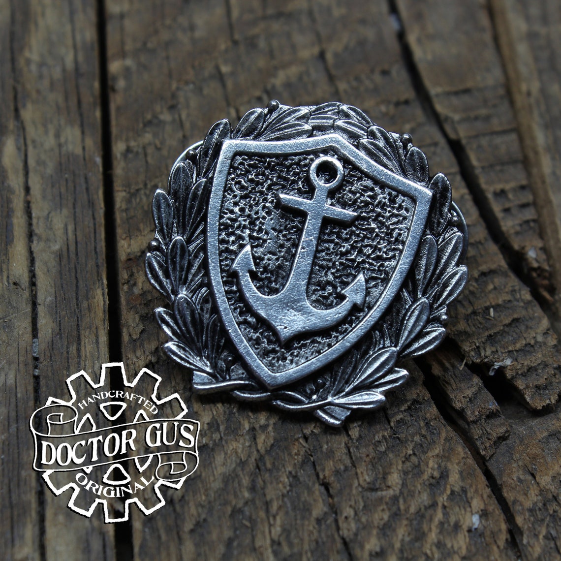 Anchor Heraldic Badge Heraldry Cosplay Pin Handcrafted - Etsy