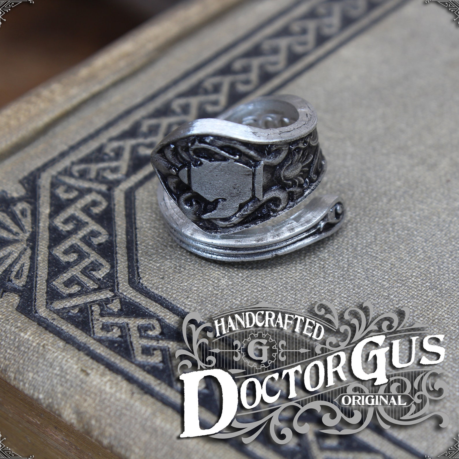 Teapot Ring - Adjustable - Wrap Style - Handcrafted by Doctor Gus ...